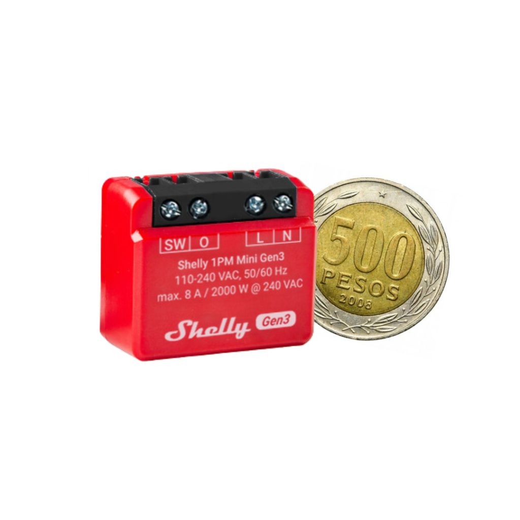 INTERRUPTOR SMART WIFI 1PM MINI GEN 3 SHELLY - Shelly Smart Home